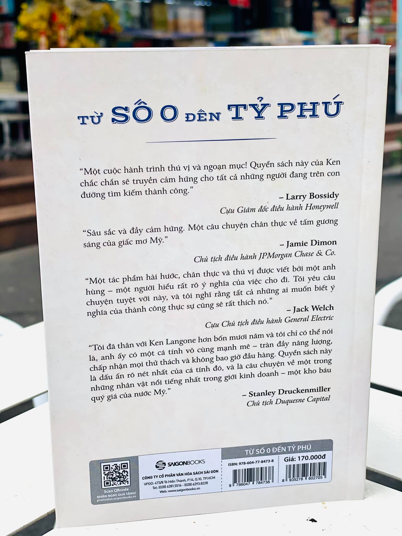 Từ Số 0 Đến Tỷ Phú – Tự truyện Ken Langone – Nguyen Tuan Quynh